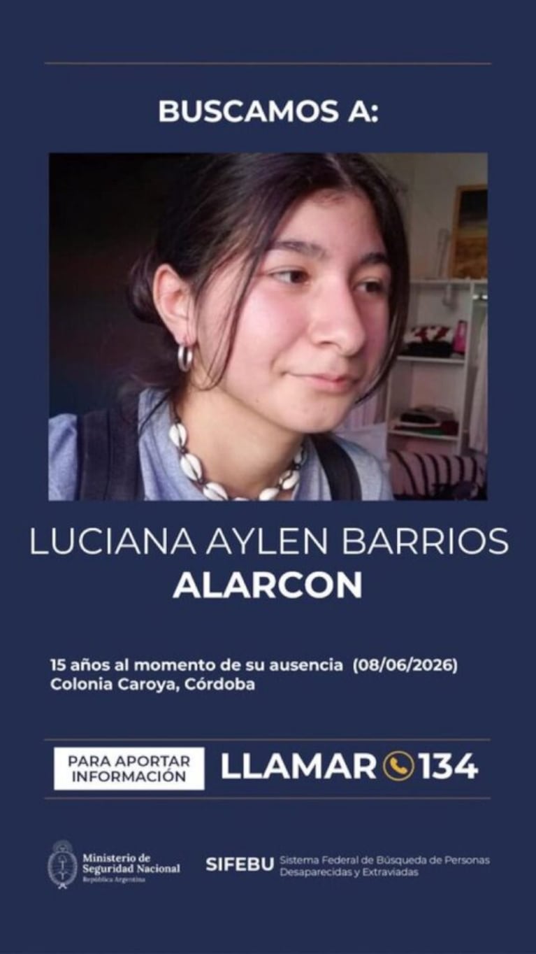 Activaron la Alerta Sofía por la chica de 15 años desaparecida en ...