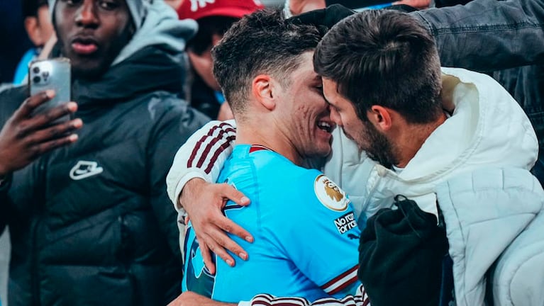 Video El Gesto De Julián Álvarez Con Un Hincha De River Tras El